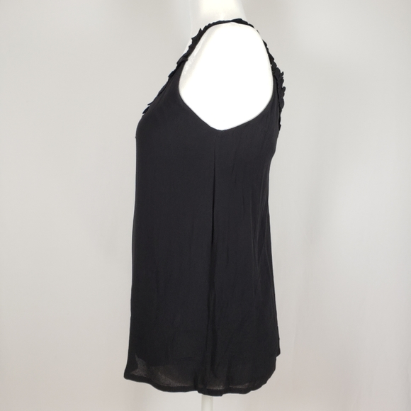 Massimo Dutti | Tops | Nwt Massimo Dutti Black V Neck Tank Top | Poshmark